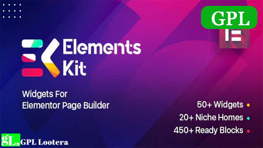 ElementsKit Pro All In One Addons for Elementor Page Builder