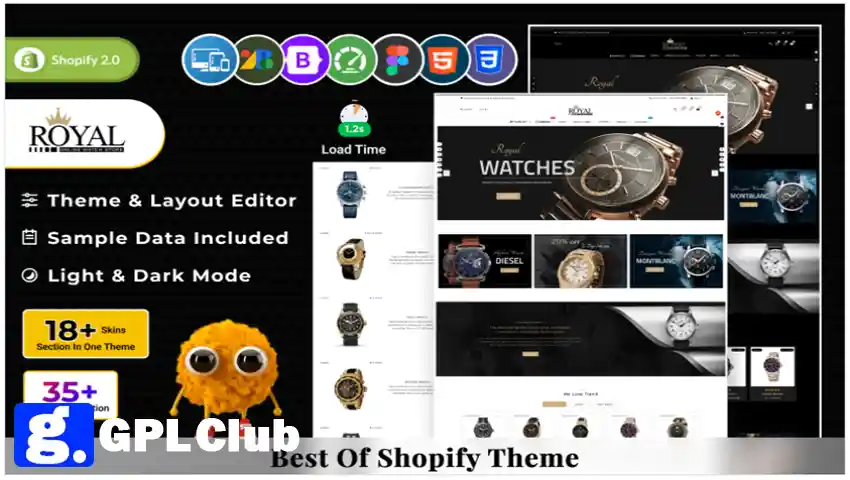 Royal Mega Watch–Jewelry Multipurpose Super Shopify Theme